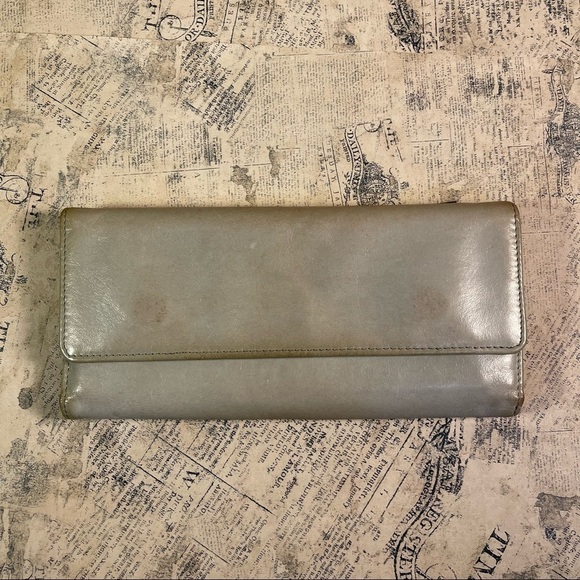 HOBO | Bags | Hobo Sadie Trifold Wallet Aqua Blue Leather | Poshmark